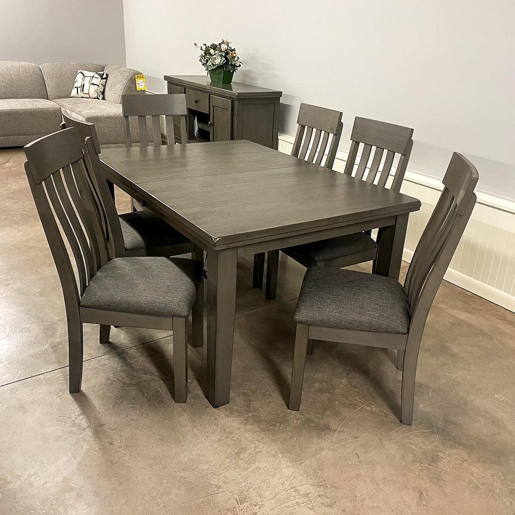 Dark gray dining table store